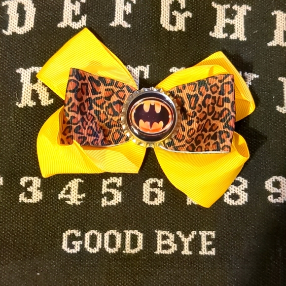 Handmade | Accessories | Batman Hair Bow | Poshmark